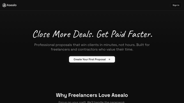 Asealo: A Professional Client Budget Generator | ChatGate