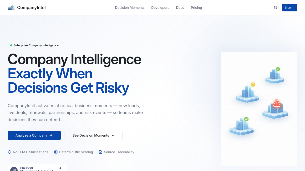 CompanyIntel: AI-driven Deep Company Research for Faster Decisions ...