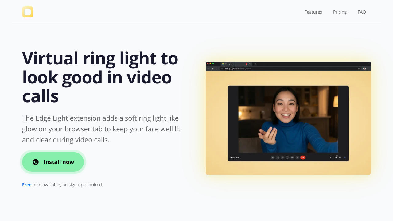 Edge Light: Add a Soft Ring Light for Video Calls | ChatGate