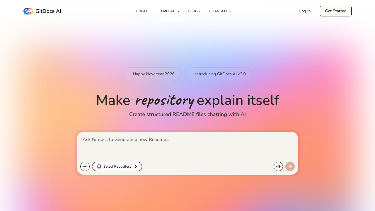 GitDocs: AI-powered README and Repo Documentation Generator | ChatGate